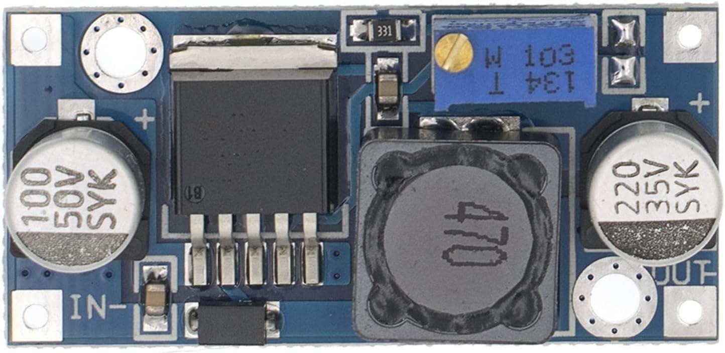 WCX 1pc LM2596 Power Converter Step Down Module DC-DC 1.5V-35V Adjustable Power Supply 3.3V/5V ...