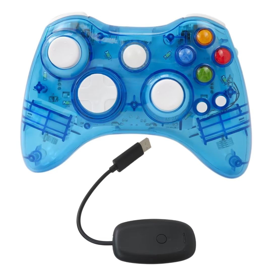WCX 2.4Ghz Wireless Controller for Xbox 360, Gamepad Gaming Joypad with ...