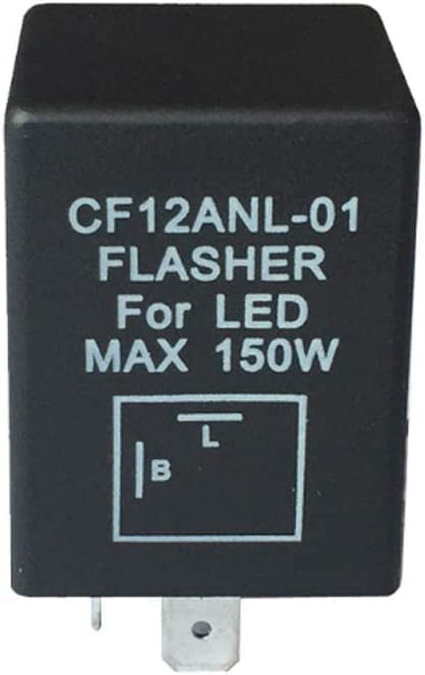 WCX 2-Pin CF12ANL-01 Electronic Led Flasher Relay Fix Turn Signal Bulbs ...