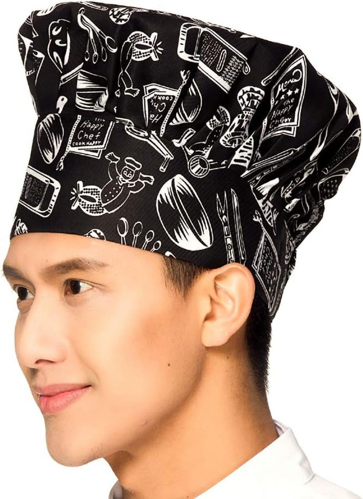 WCX Chef Hat Kitchen Cooking Food Service Adjustable Caps for Adult ...