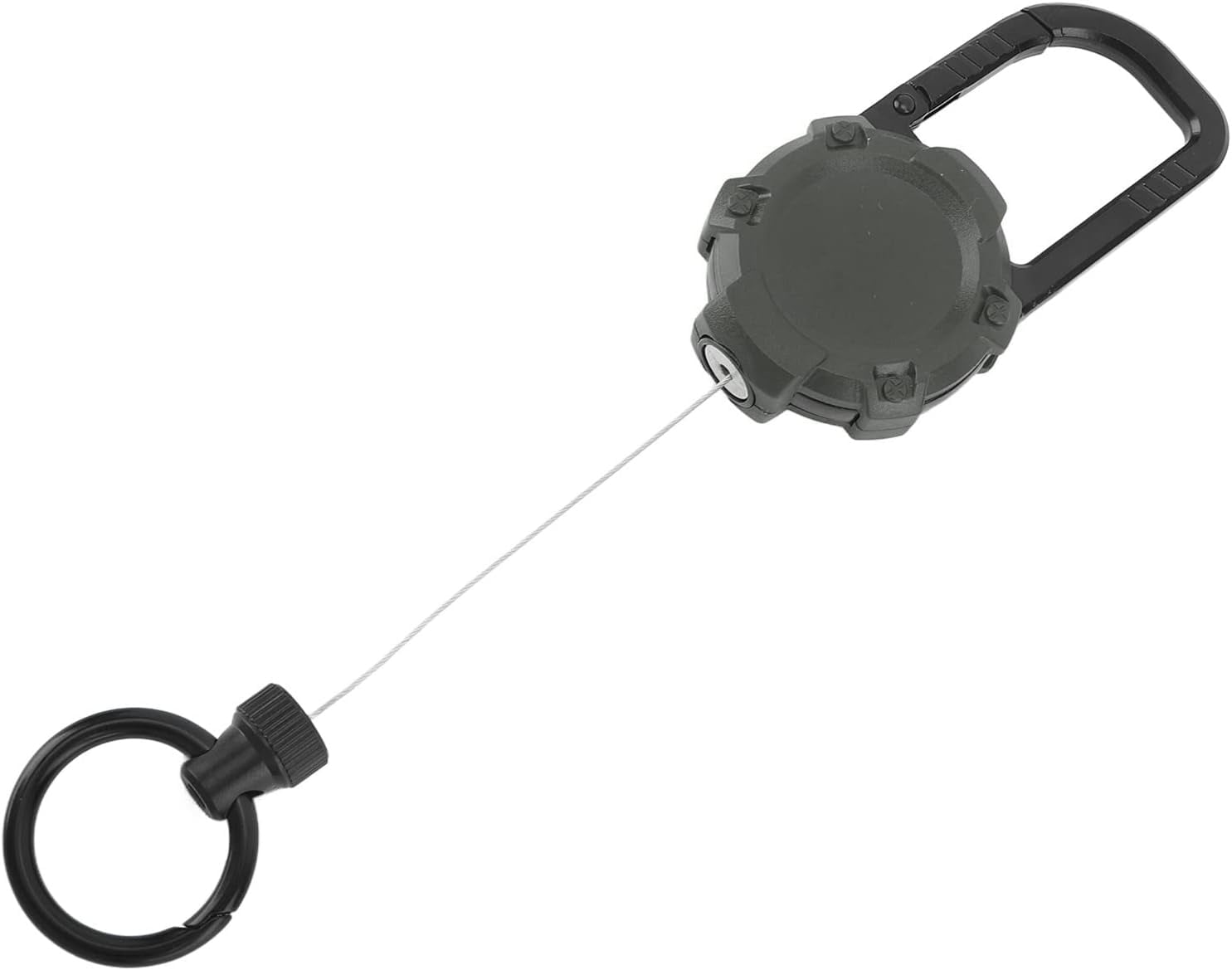 WCX Magnetic Retractable Keychain, Stainless Steel Wire Easy Pull ...