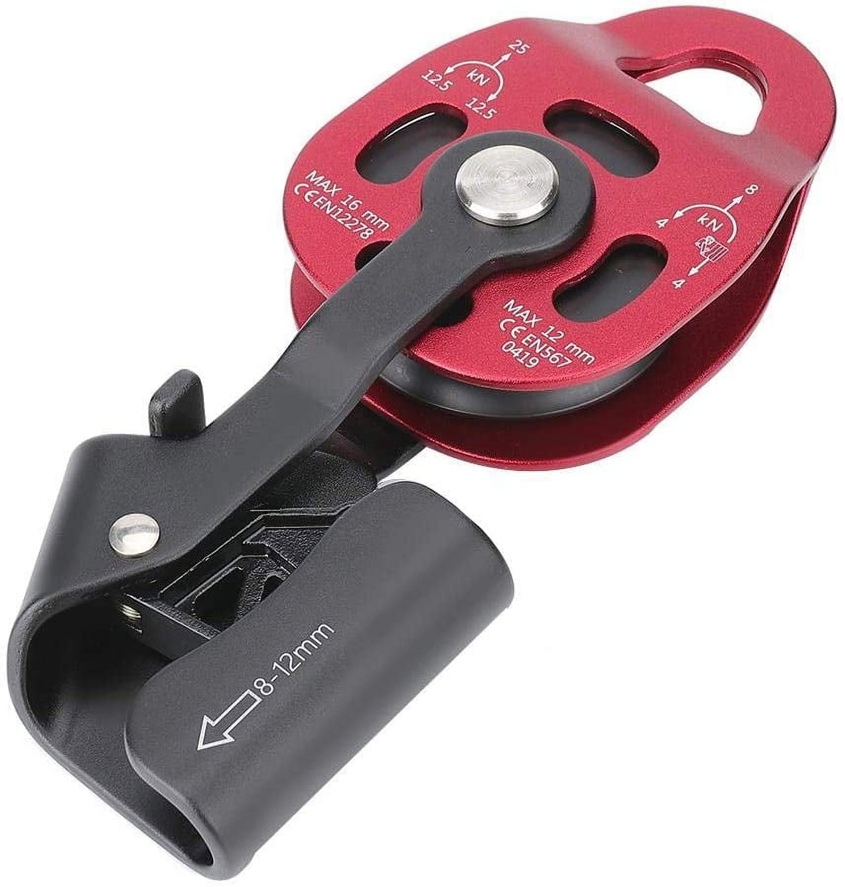 WCX Outdoor Rock Climbing Pulley Aluminium Heavy Duty 4KN Single Swivel ...