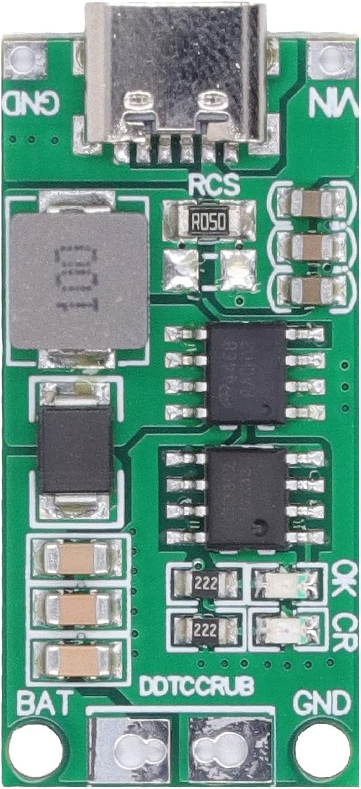 WCX Power Boost Module 4S Lithium Battery Charger Module Type C DC 3-6V ...
