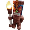 WCX Solar Powered LED Tiki Light Solar Totem Figurine Ornaments LED ...
