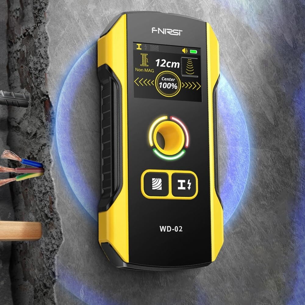 WD-02 Stud Finder Wall Scanner Metal Detector with Positioning Hole for ...