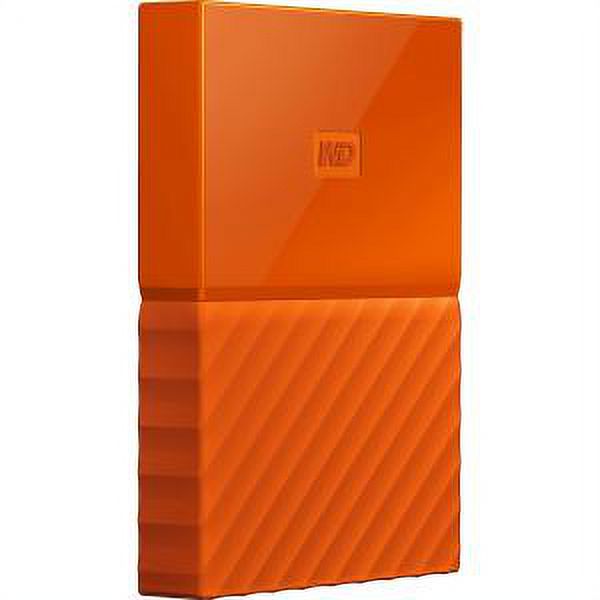 WD 1TB Orange My Passport Portable External Hard Drive - USB 3.0 ...