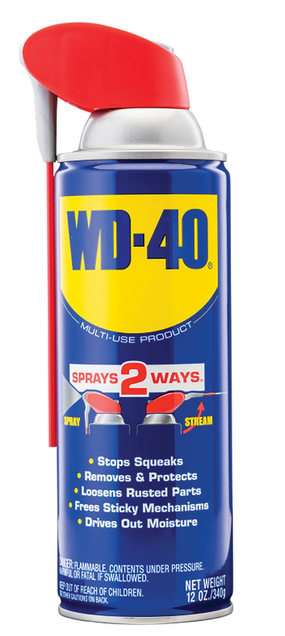 WD-40 12OZ Smart Straw Multi-Purpose Liquid Spray for Garage and Auto ...