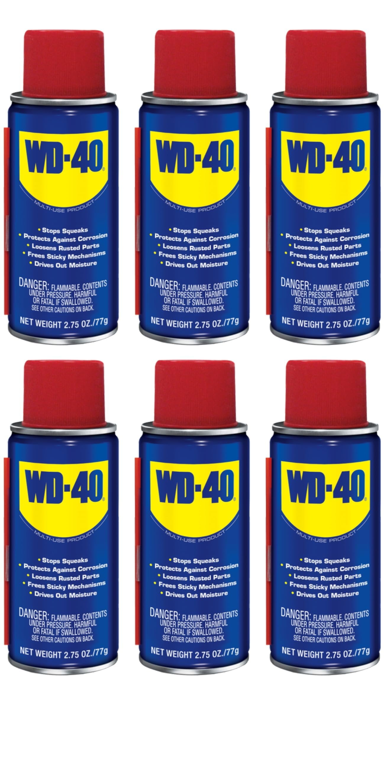 WD-40 Original Formula, Multi-Use Product, 2.75 OZ [6-Pack] - Walmart.com