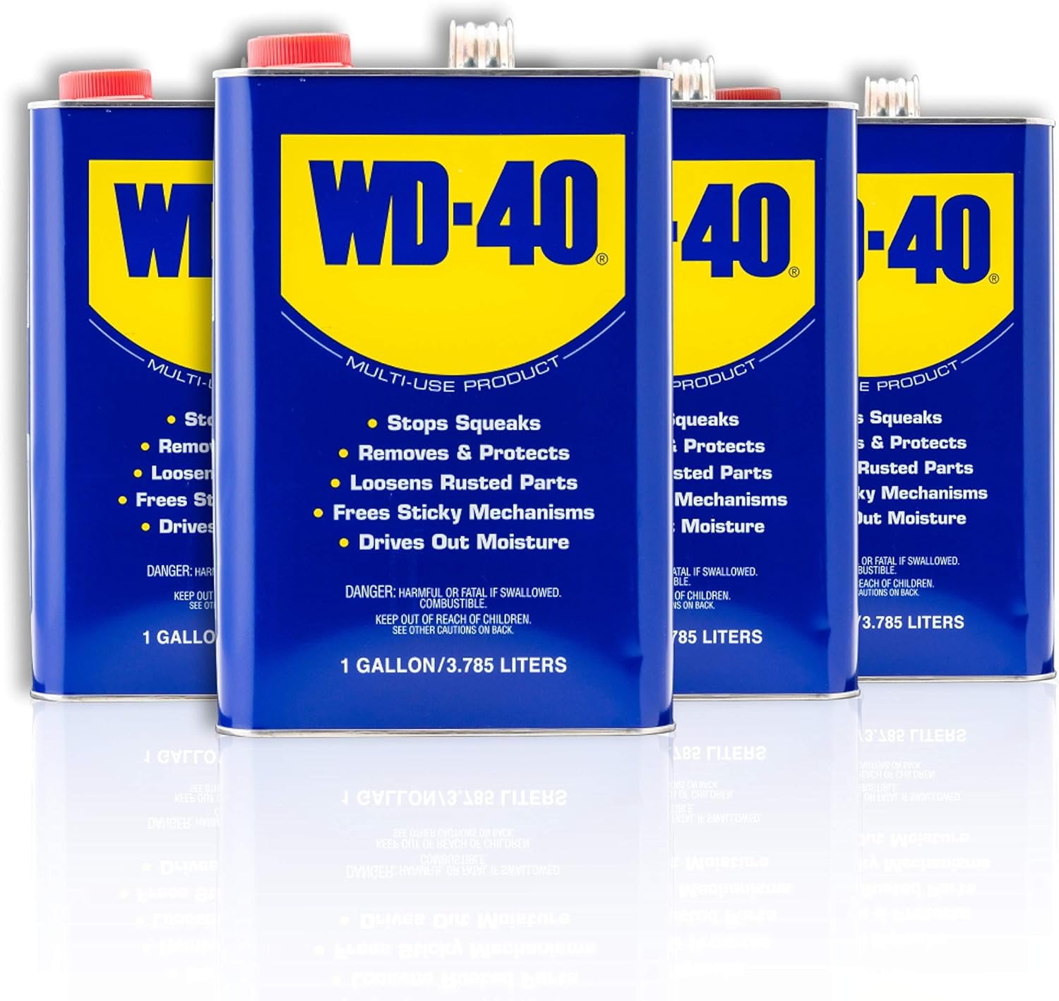 WD-40 Original Formula, Multi-Use Product, One Gallon [4-Pack ...