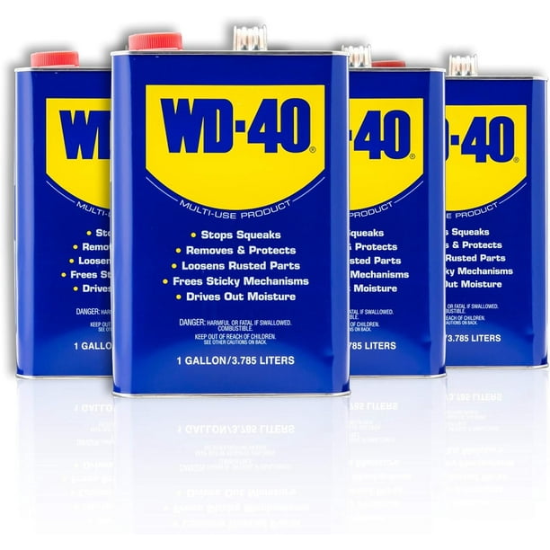 WD-40 Original Formula, Multi-Use Product, One Gallon [4-Pack ...