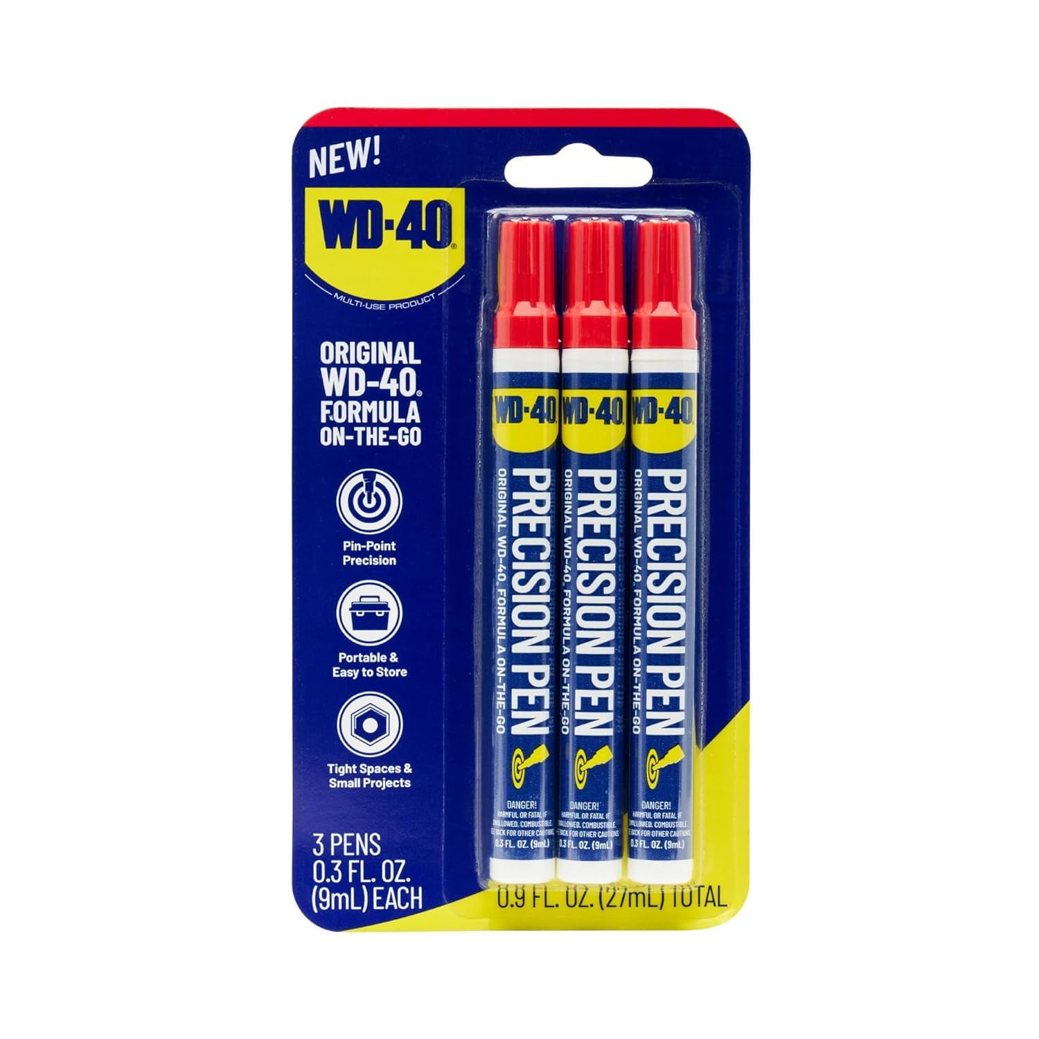 WD-40 Original Formula- Precision Pen On-The-Go, Lubrication with Pin ...