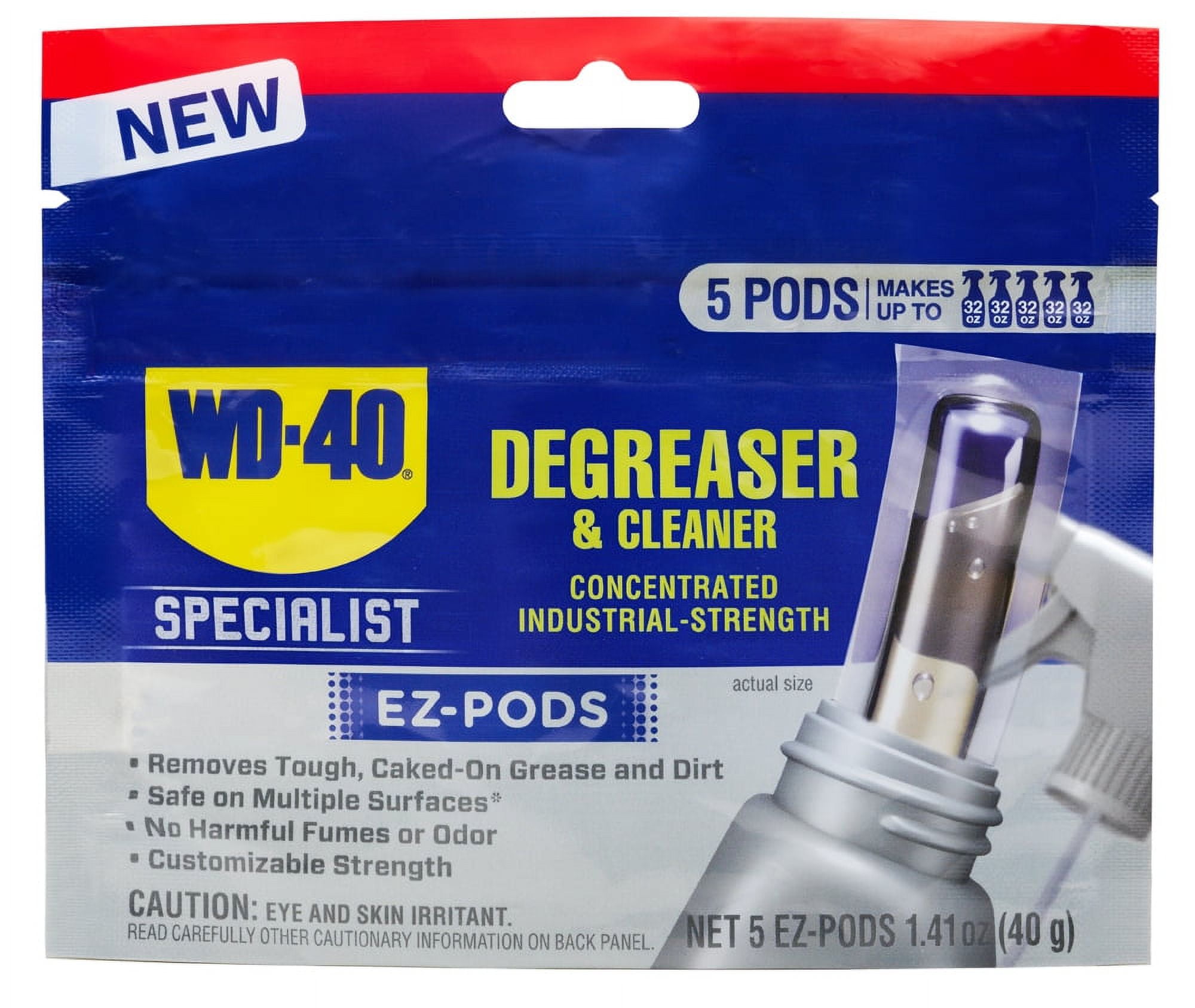 WD-40 Specialist Degreaser and Cleaner EZ-PODS, Concentrated, Multi ...