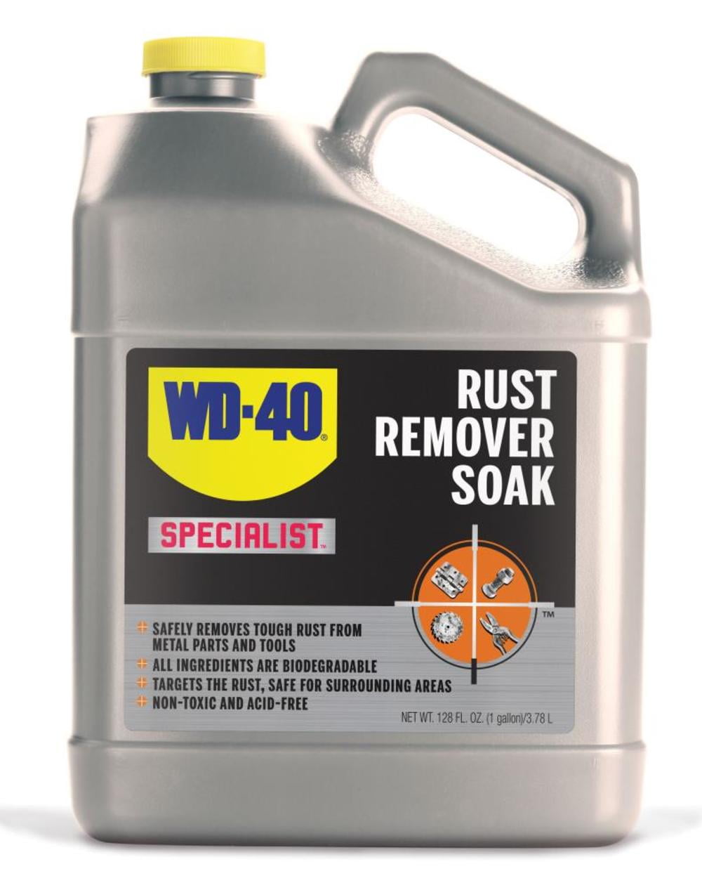WD-40 Specialist Liquid Metal Cleaning Rust Remover Soak, 1 Gallon ...