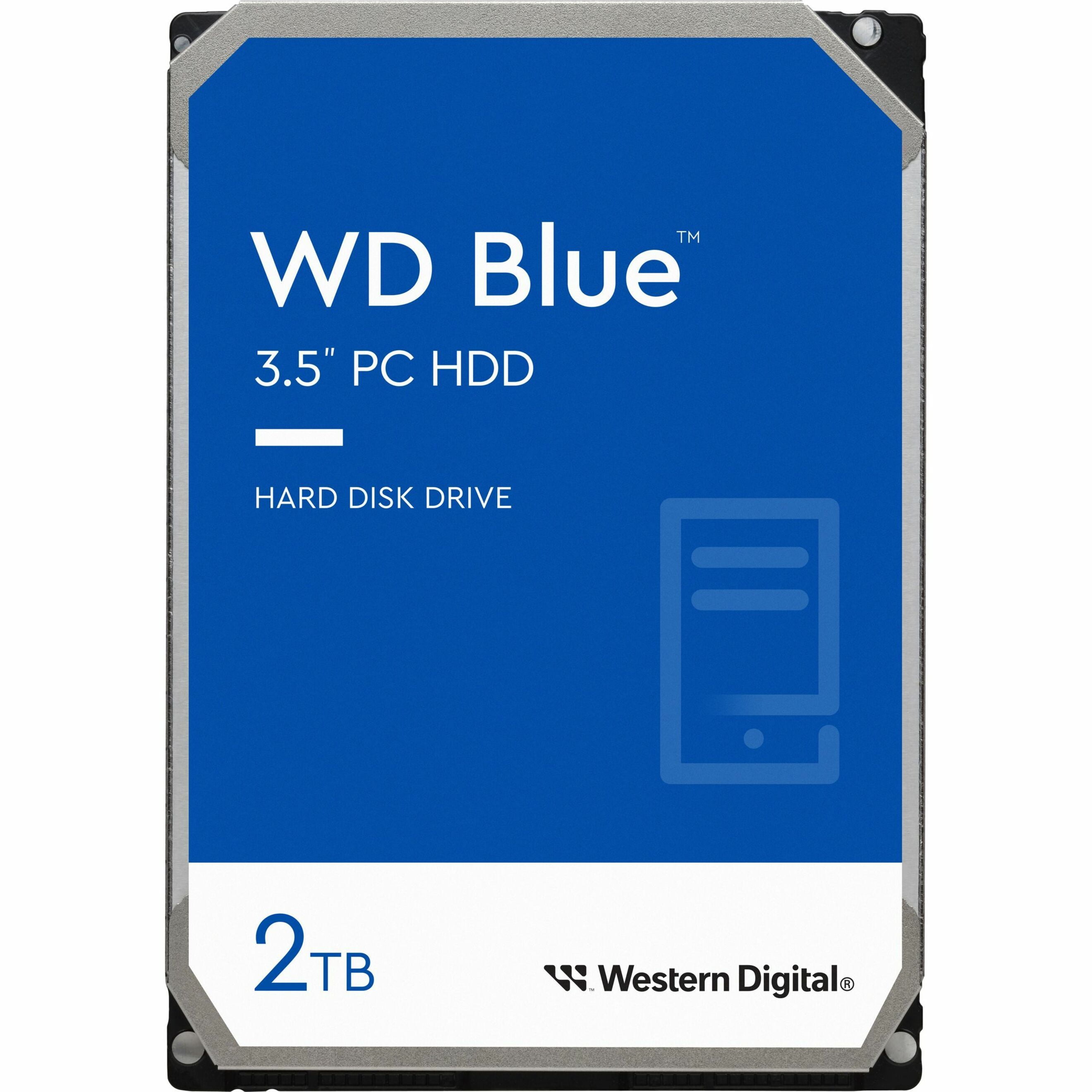 WD Blue 2 TB Hard Drive, 3.5" Internal, SATA (SATA/600), Conventional ...