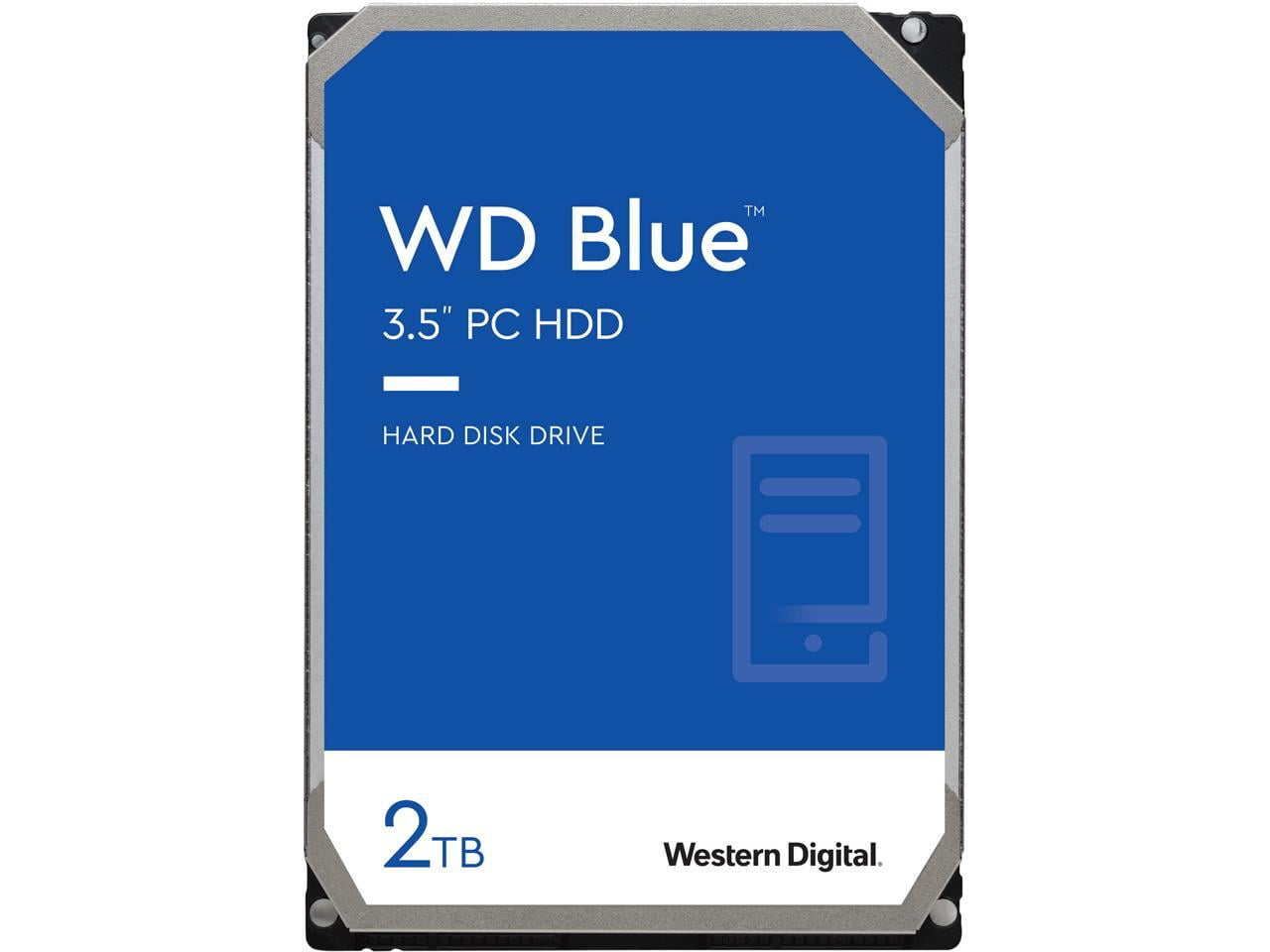 WD Blue 2TB Desktop Hard Disk Drive - 7200 RPM SATA 6Gb/s 256MB Cache 3 ...