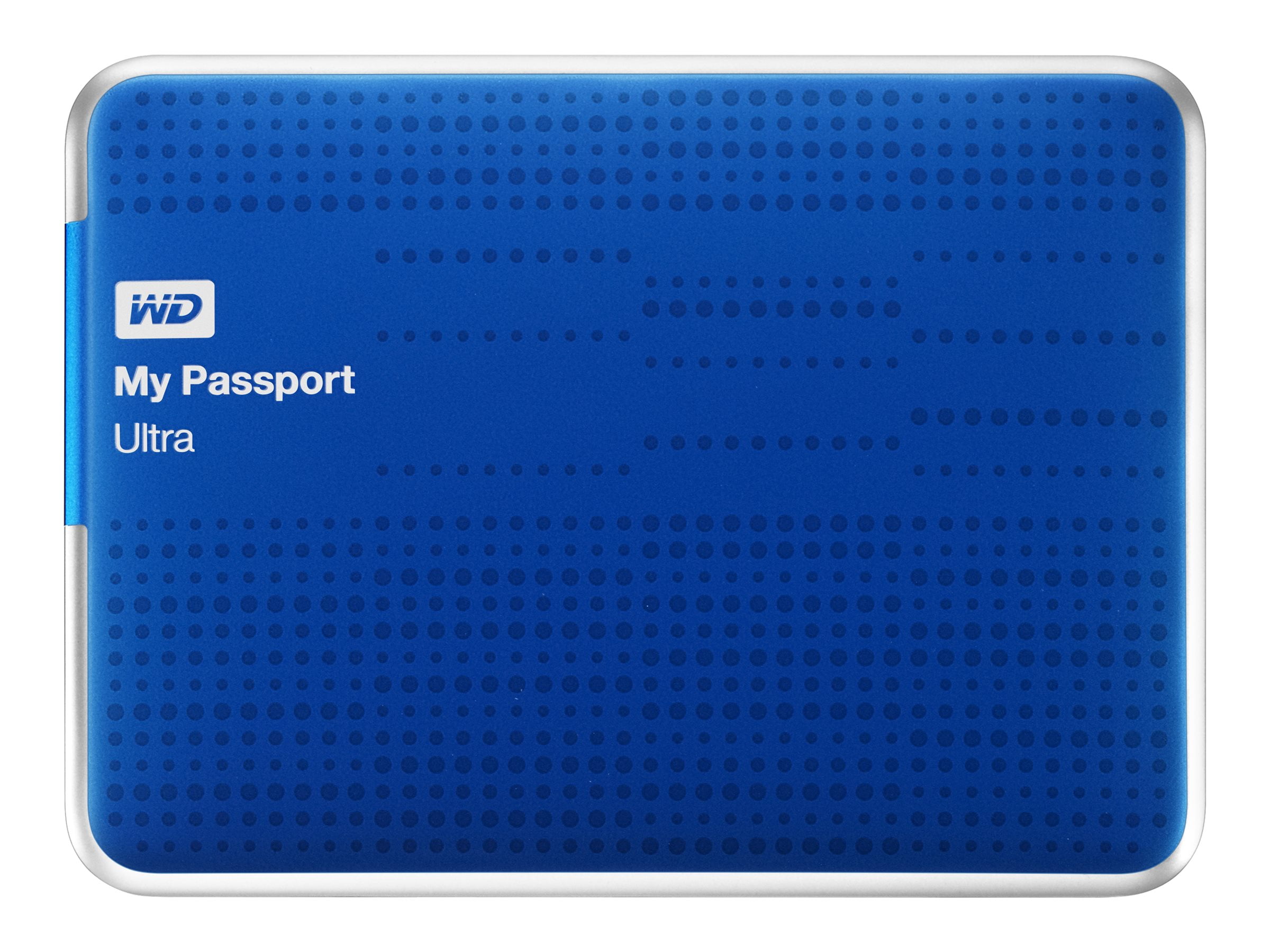 WD My Passport Ultra WDBZFP0010BBL - Hard drive - encrypted - 1 TB ...
