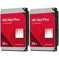 WD Red Plus 10TB 3.5" SATA III Internal NAS Hard Drive, 2-Pack ...