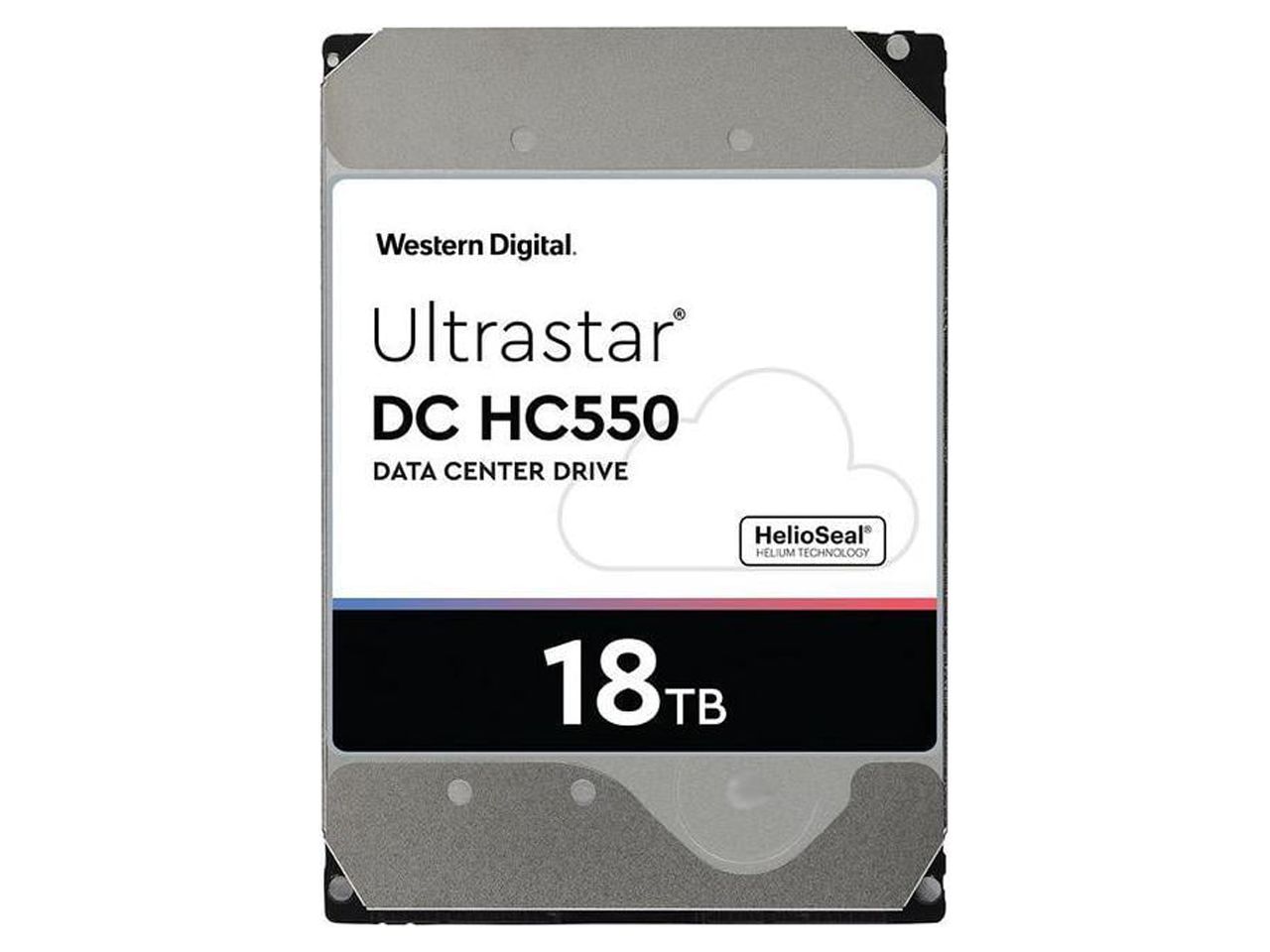 WD Ultrastar DC HC550 18TB Hard Drive 3.5" Internal 512MB 7200 RPM SAS 12Gb/s 512E SE P3 0F38353 ...