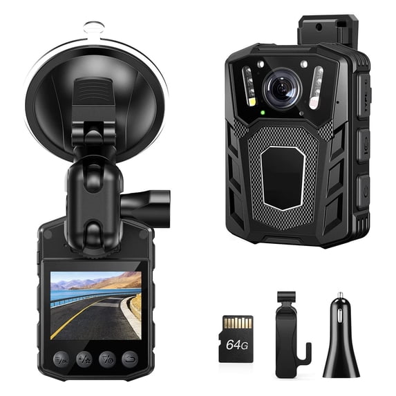 WD1 Body Camera Mini Full 1080p Police Bodycam Night Vision for Police ...