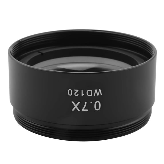 WD120 0.7X Trinocular Stereo Microscope Auxiliary Objective Lens Barlow ...