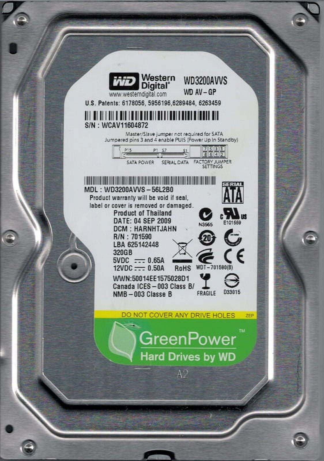 WD3200AVVS-56L2B0 DCM: HARNHTJAHN WCAV1 Western Digital 320GB - Walmart.com