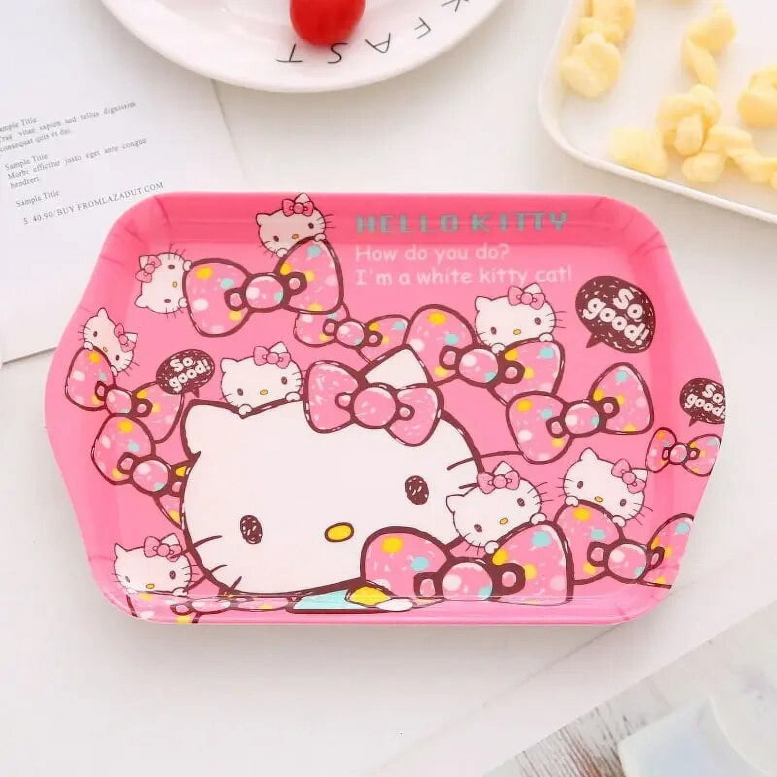 WDAIDJ Hello KittyFruit plate living room home cartoon cute small tray ...