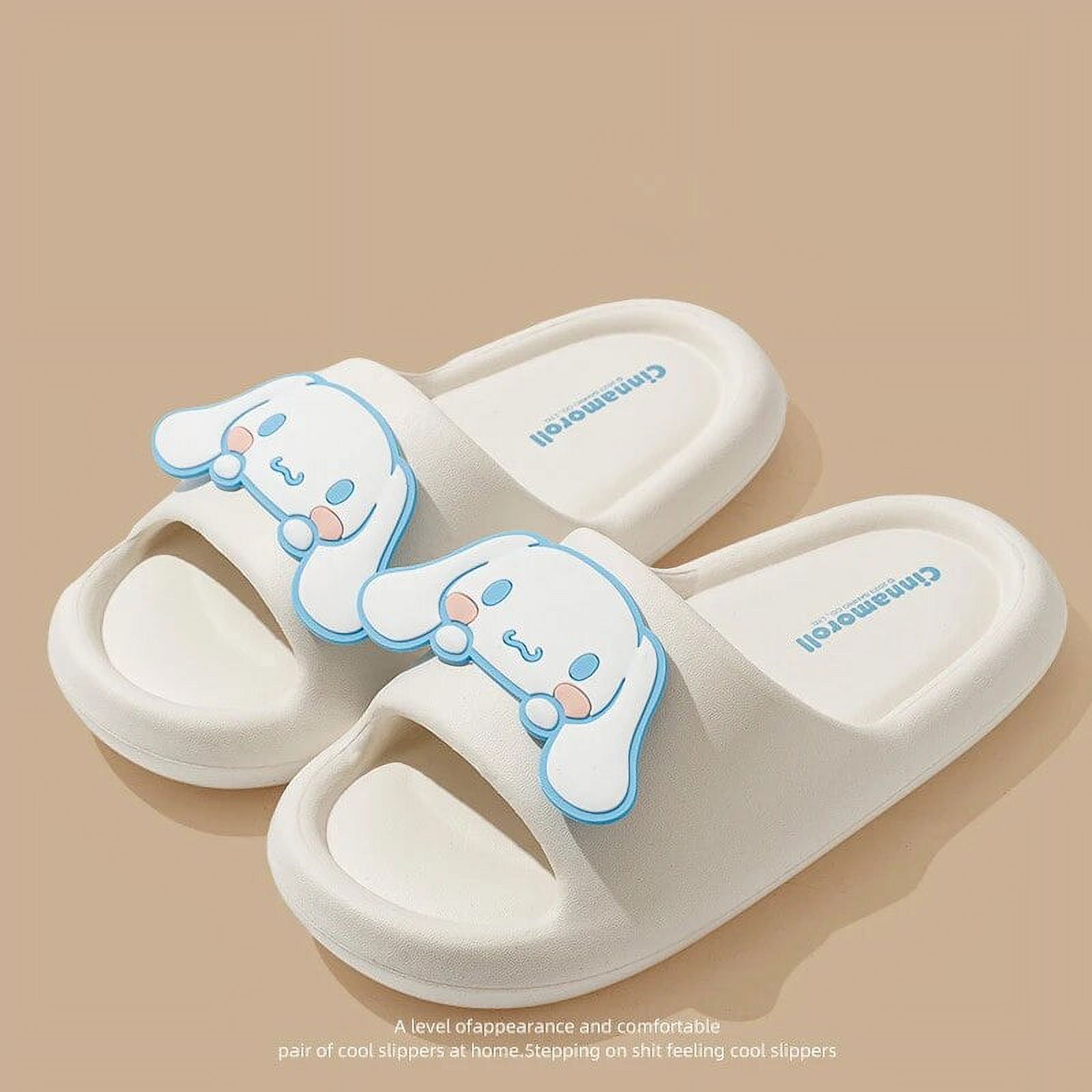 WDAIDJ Miniso Family Slippers Cute Soft Lightnes Cloud Like In Door ...