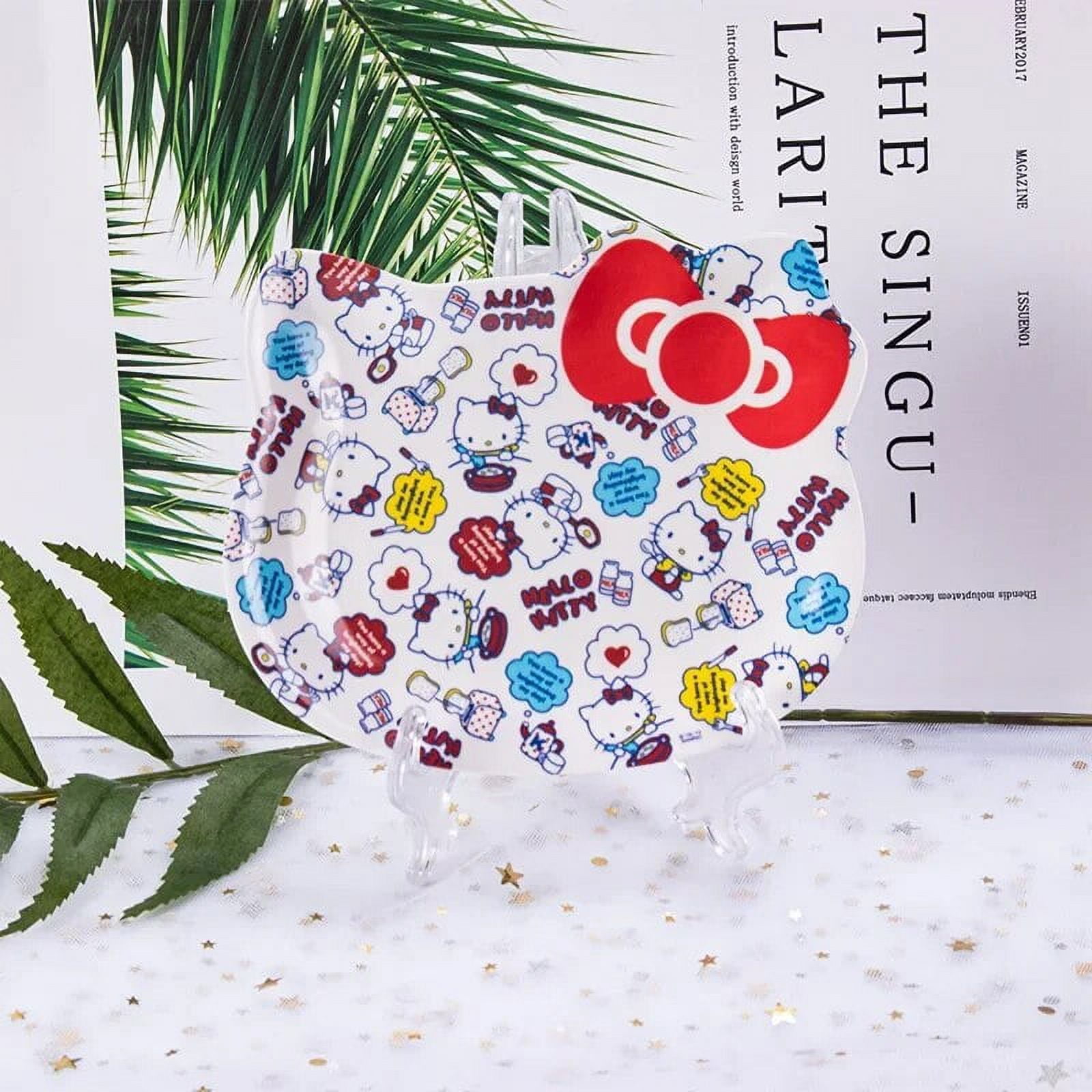 WDAIDJ My Melody Sanrio Dinner Plate Hello Kitty Anime Baby Children ...