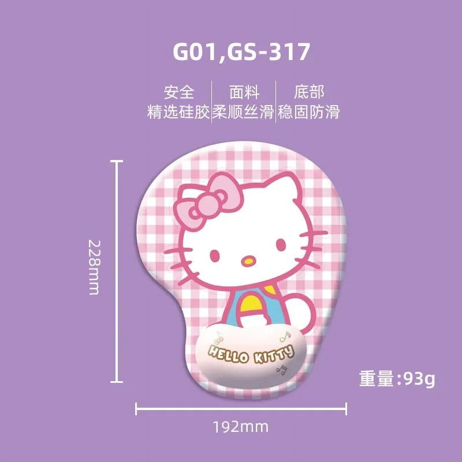 WDAIDJ Sanrio Hello Kitty Mouse Pads with Silicone Wrist Support Anime ...