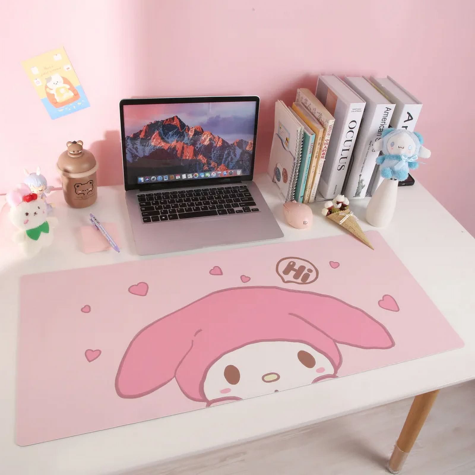 WDAIDJ Sanrio Large Size Office Desk Mat Hello Kitty Melody Kuromi ...