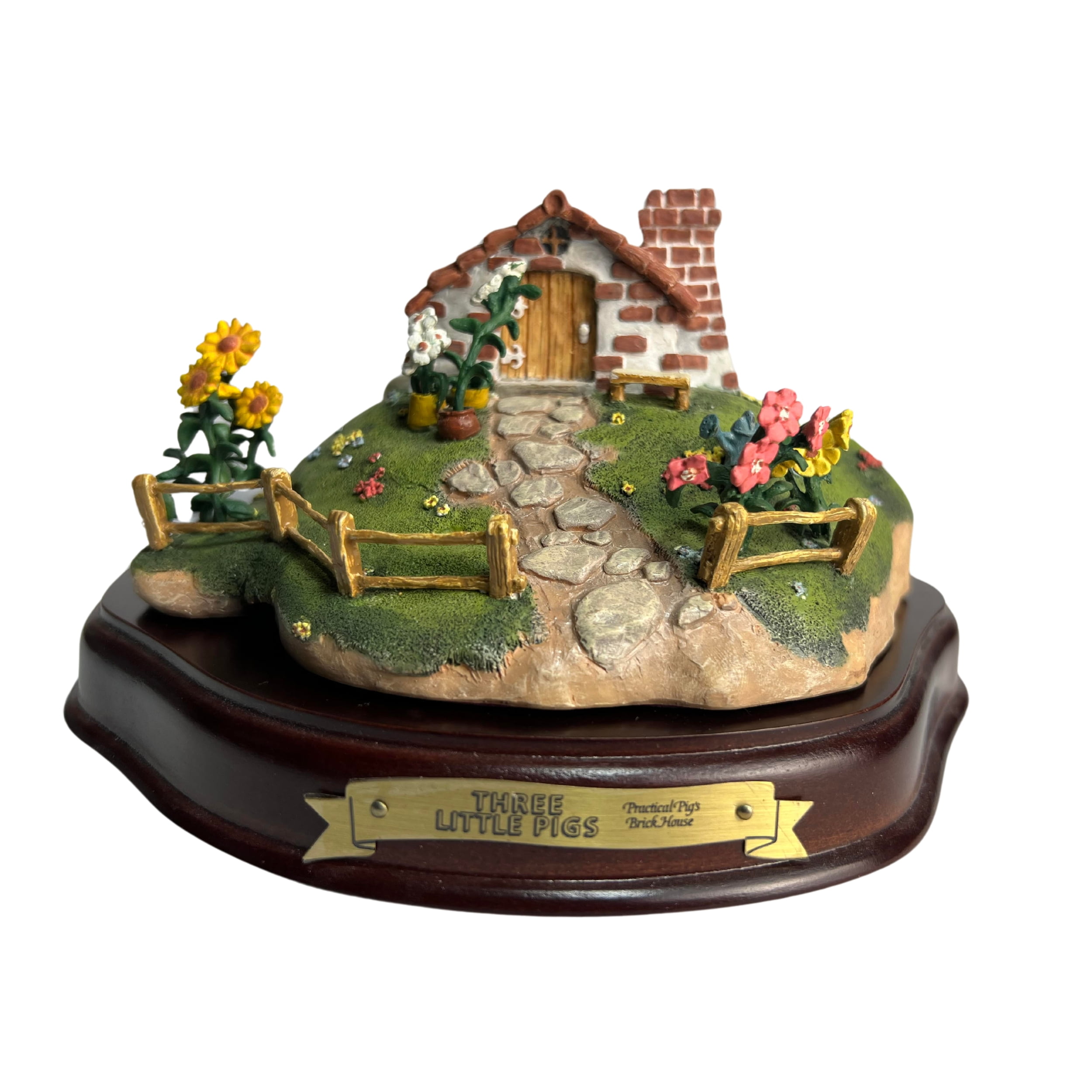 WDCC Practical Pig's Brick House | Three Little Pigs | Mint with Box ...