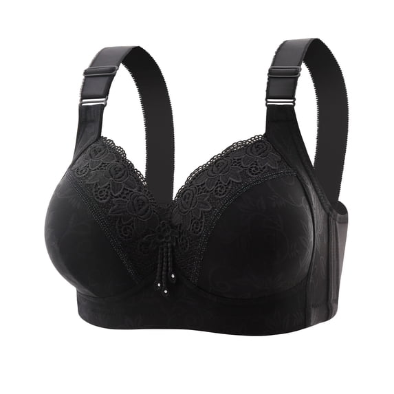 WDDDD Ladies' Autumn Winter Adjustable Bra Without Steel Ring Large ...