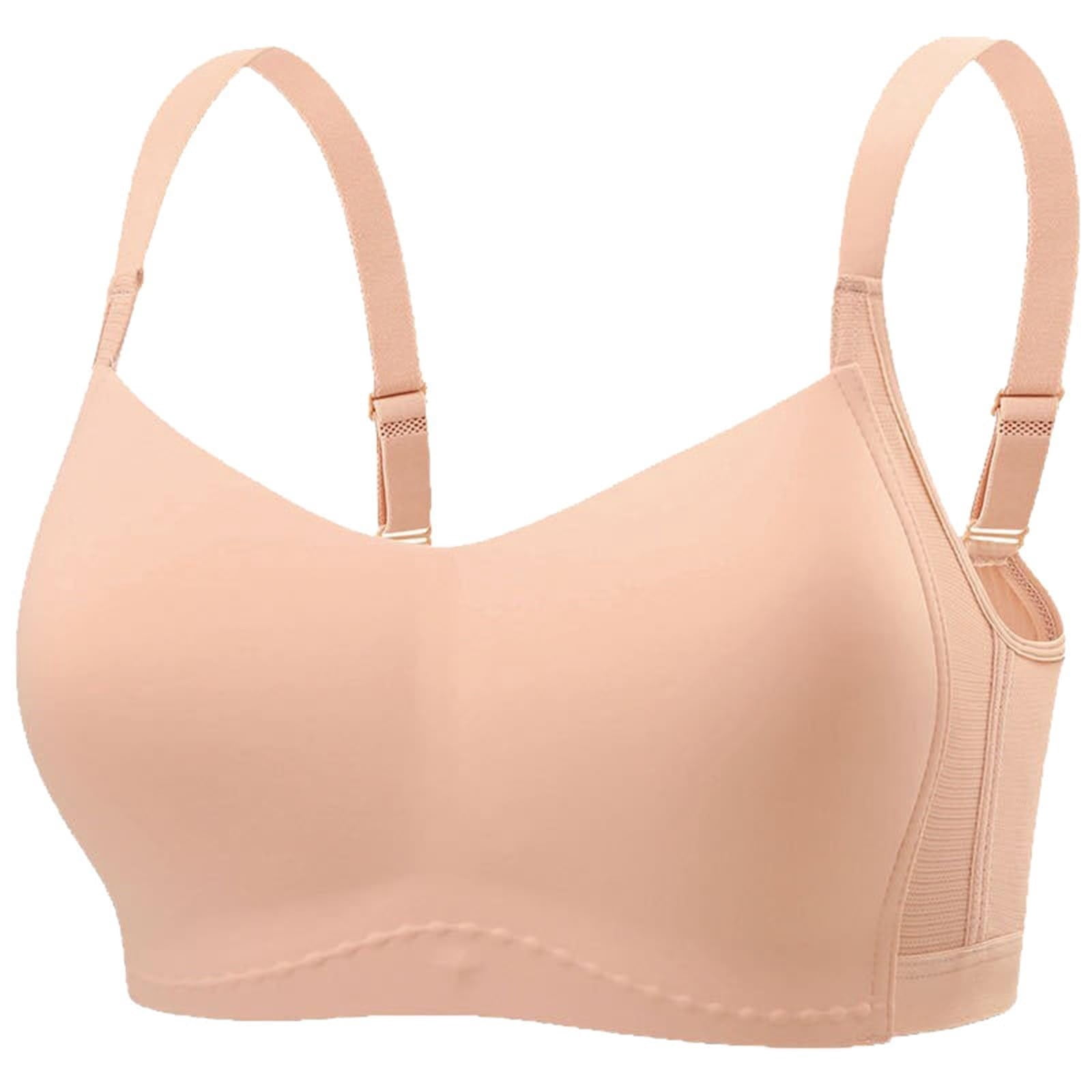 WDDDD Women's Seamless Lift Shape Push Up Underwire Bra Beige 40 ...