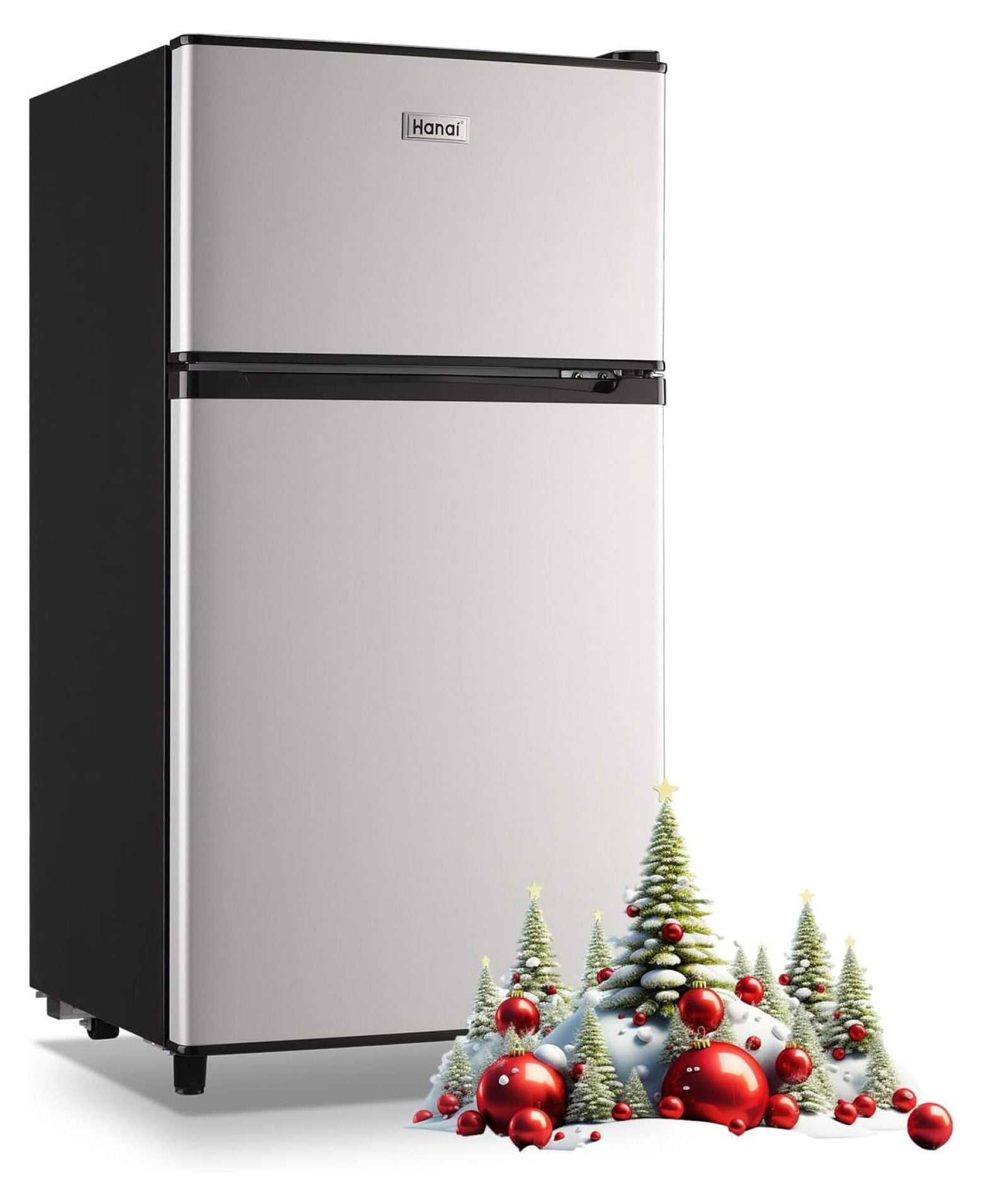WDNMD9418 Compact Refrigerator 3.5 Cu.Ft Classic Refrigerator 2 Door ...