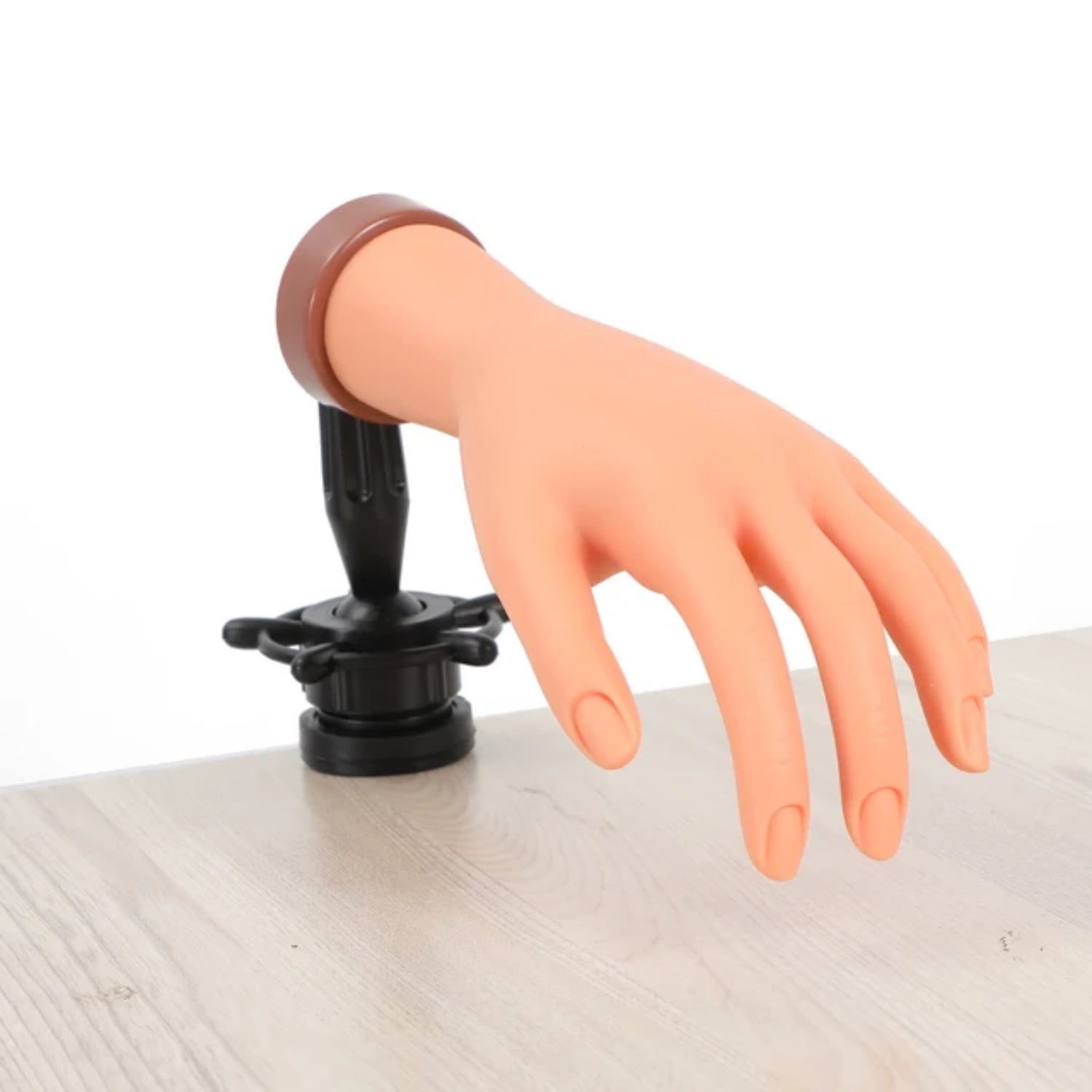 WDNRILA Practice hand Nail Training Fake Hand Acrylic Nails Silicone ...