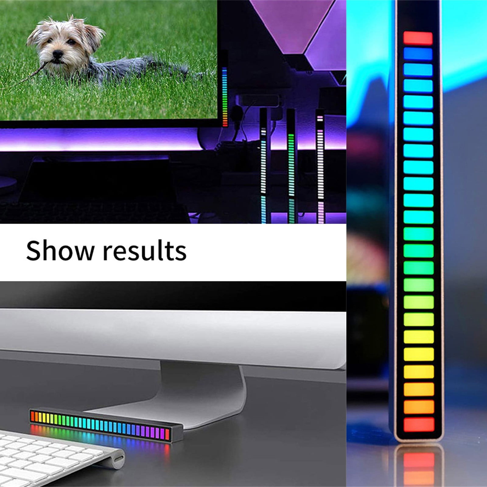 WDOBM Cool Electronics,Deals Electronics,RGB Sound Pickup Ambient Light ...