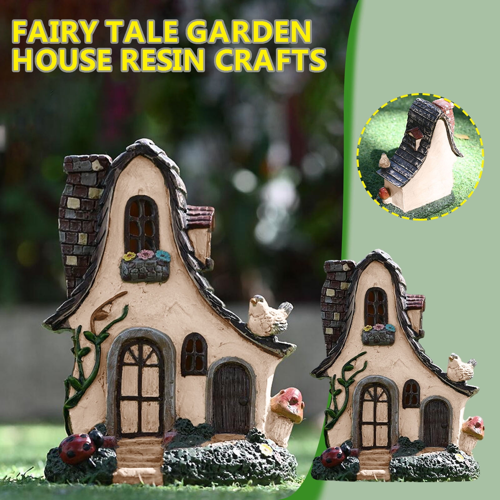 WDOBM Outdoor Decor,Statues for Home Decor,Resin Garden Statue ...