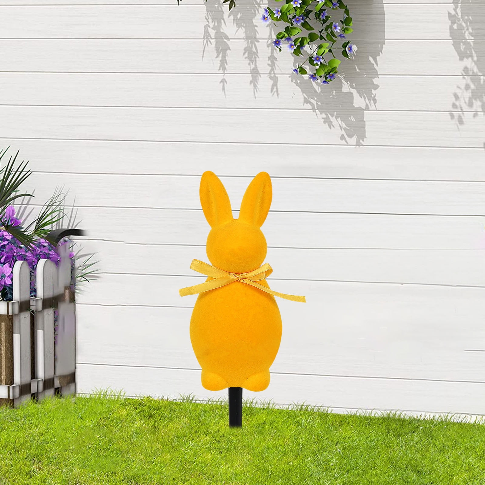 WDOBM Statues for Home Decor,Easter Dopamine Rabbits Ornament Garden ...