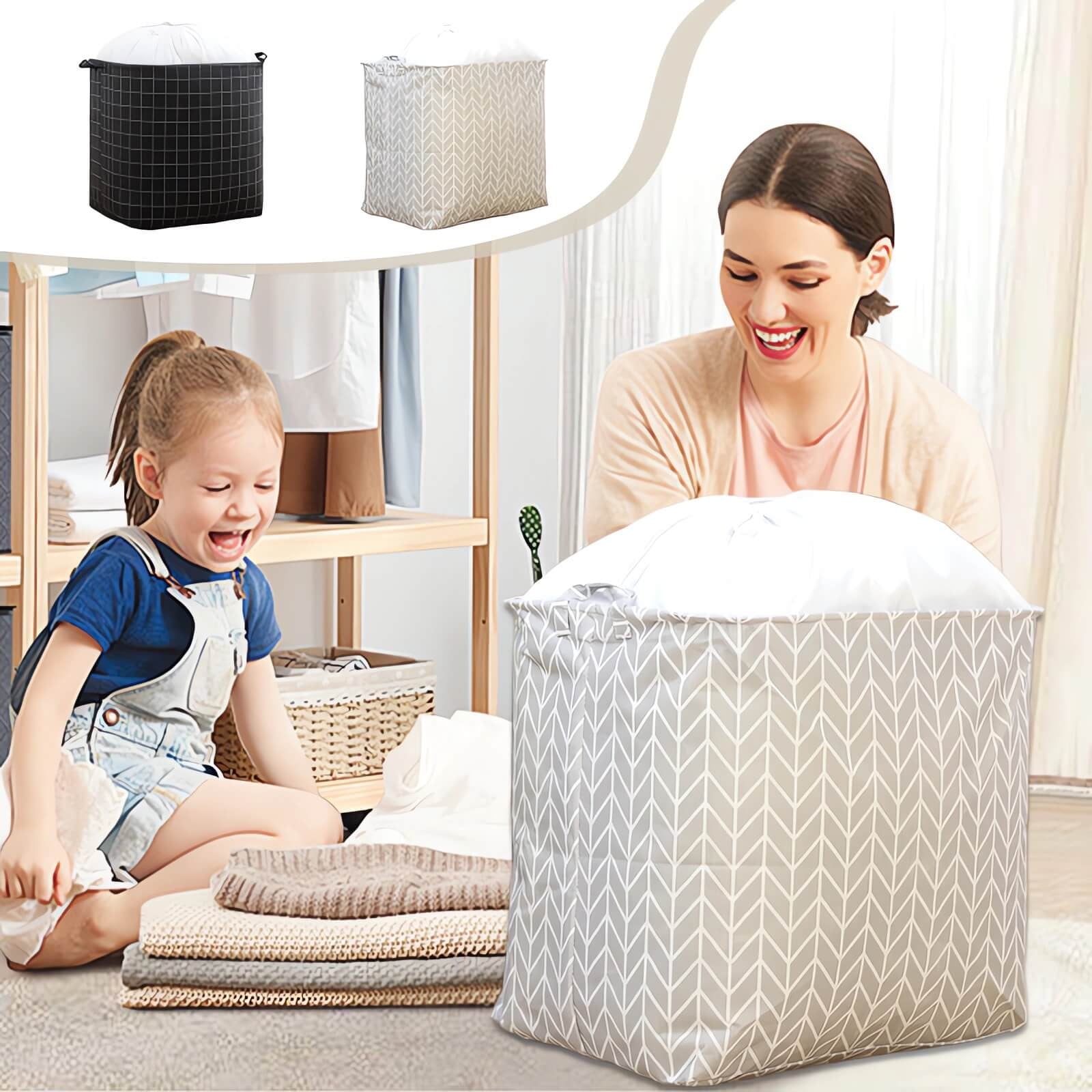 WDOBM Storage Containers,Storage Bins with Lids,Cube Storage,Clothes ...