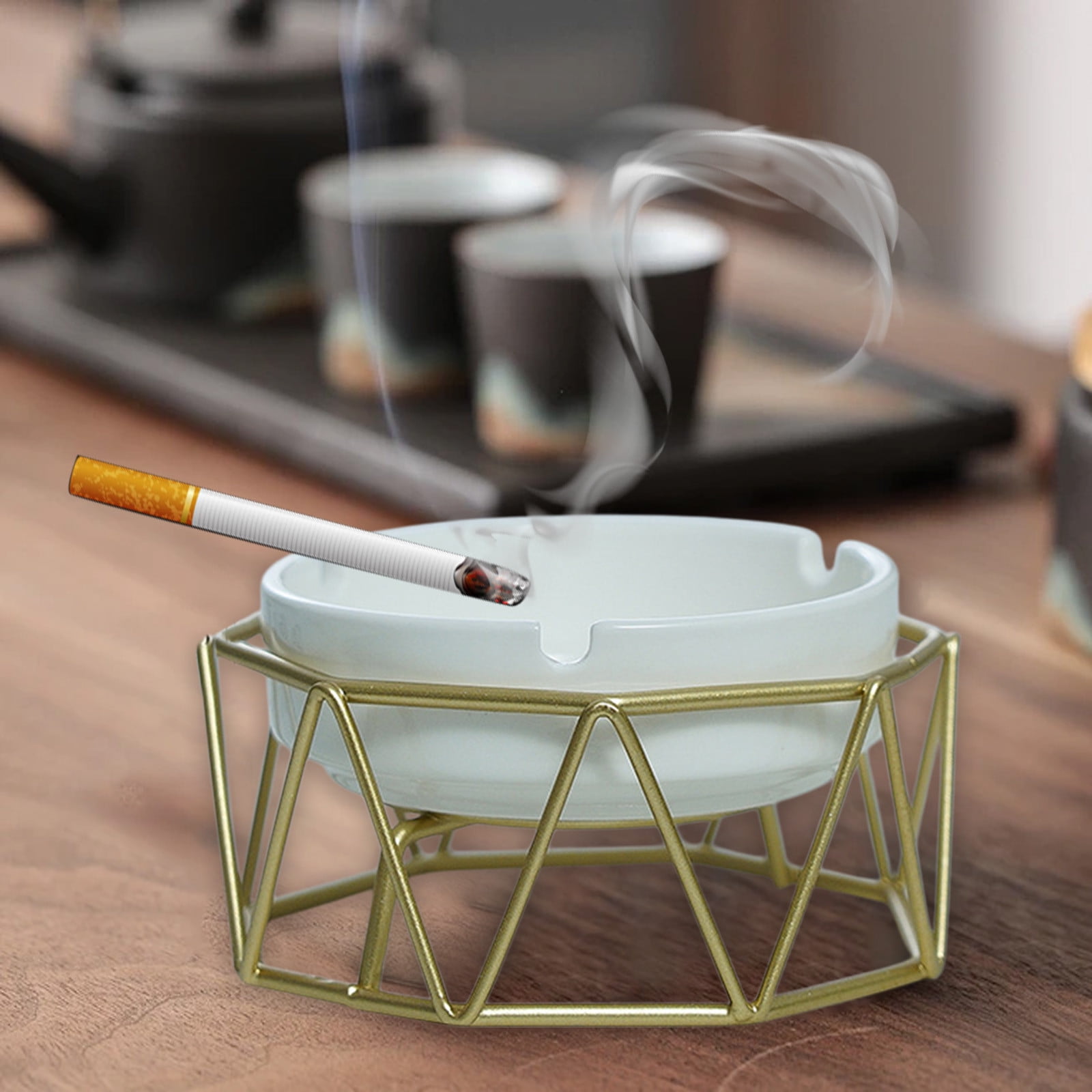 WDOBM Summer Decor,Decoration for Home,Iron Old Hollowed Out Ashtrays ...