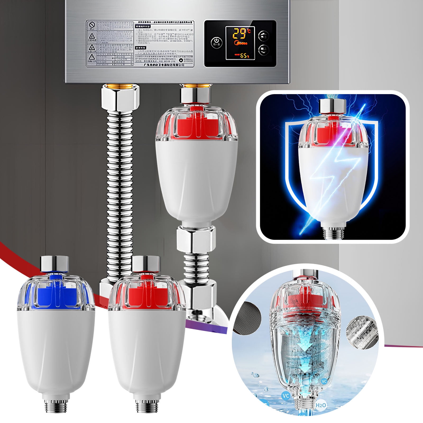 WDOBM Summer Decor,Decoration for Home,Electric Water Heater Filter Pre ...