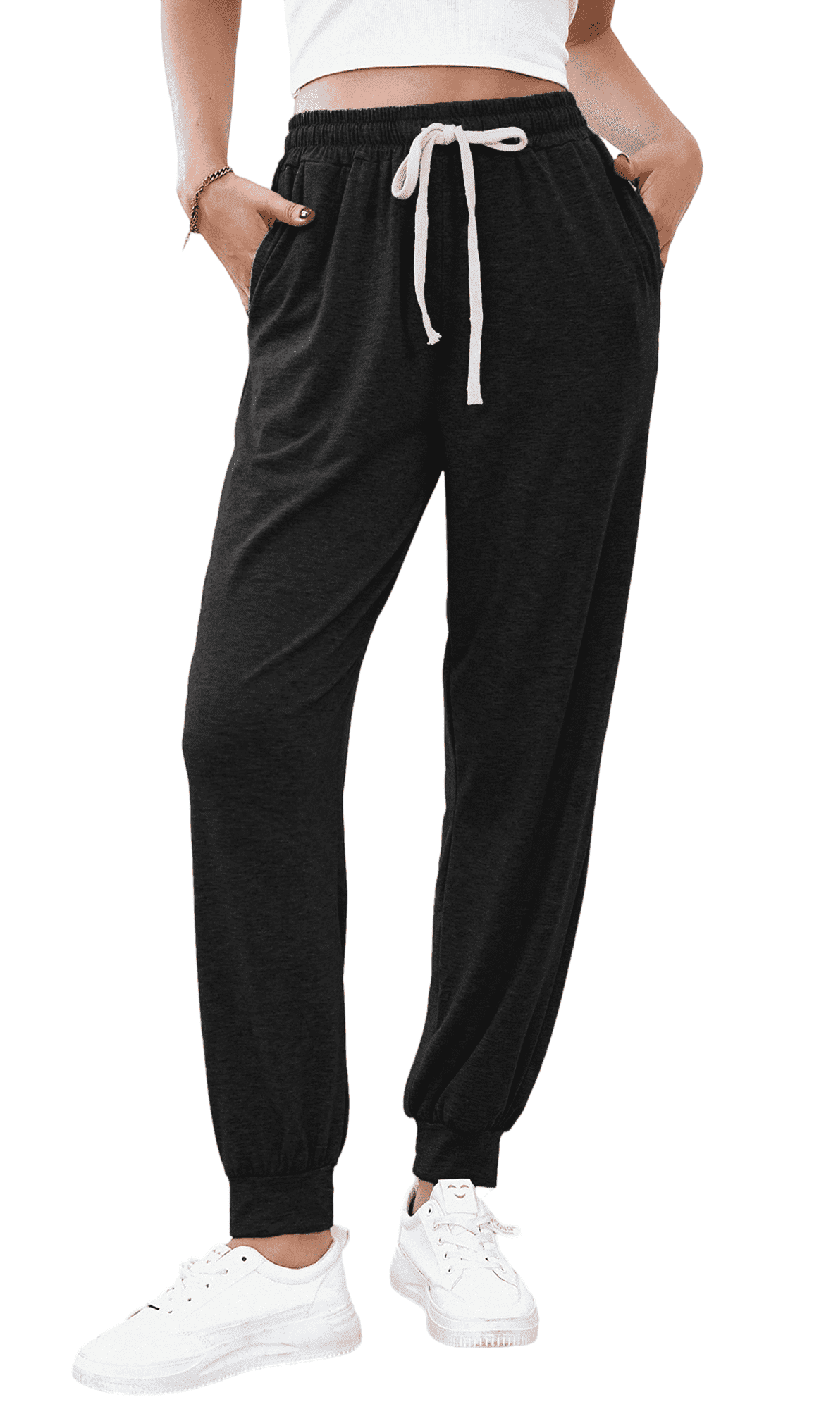 WQD Women's Jogger Sweatpants with Pockets Comfy Lounge Pants Casual ...