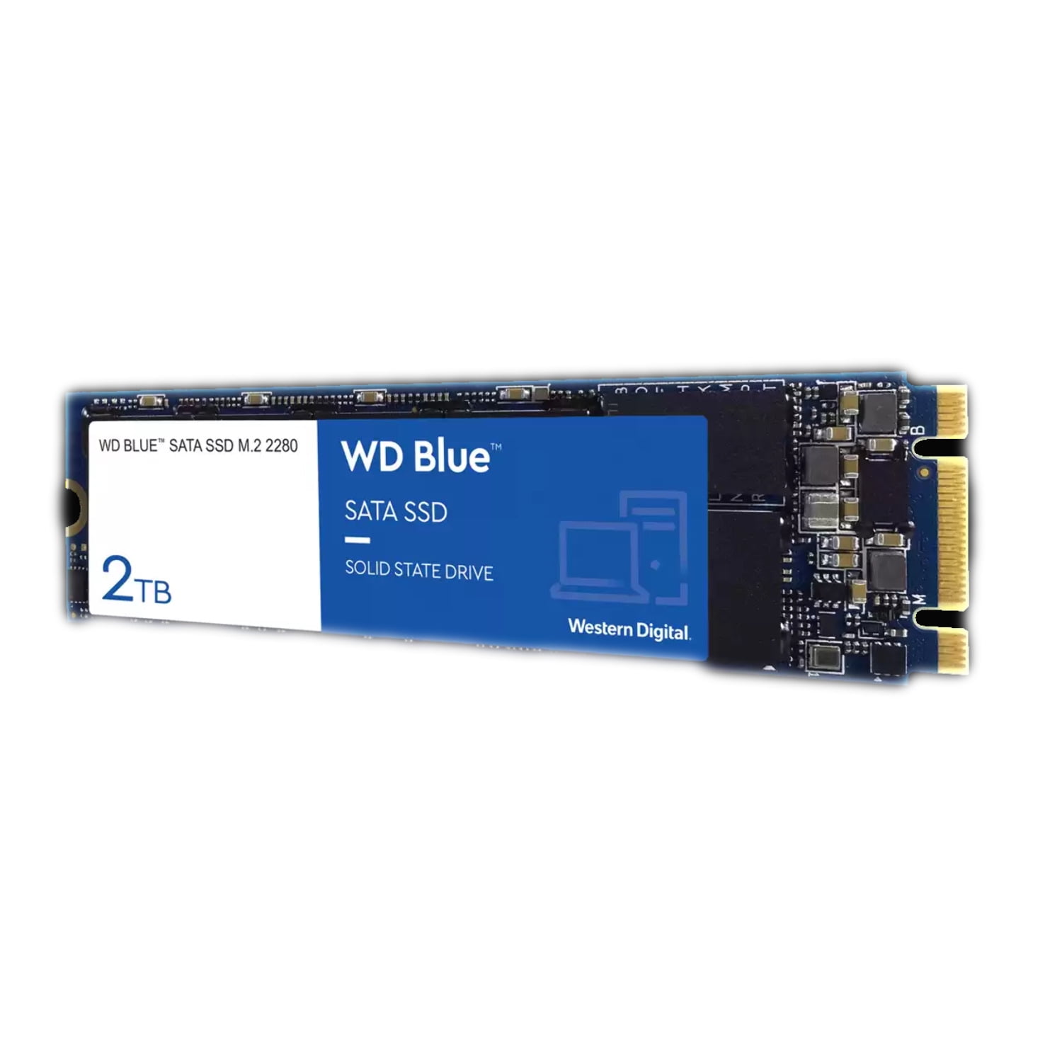 WDS200T2B0B-00YS70 Memory Cards, Modules 2TB, M.2, SATA 3 Solid State ...