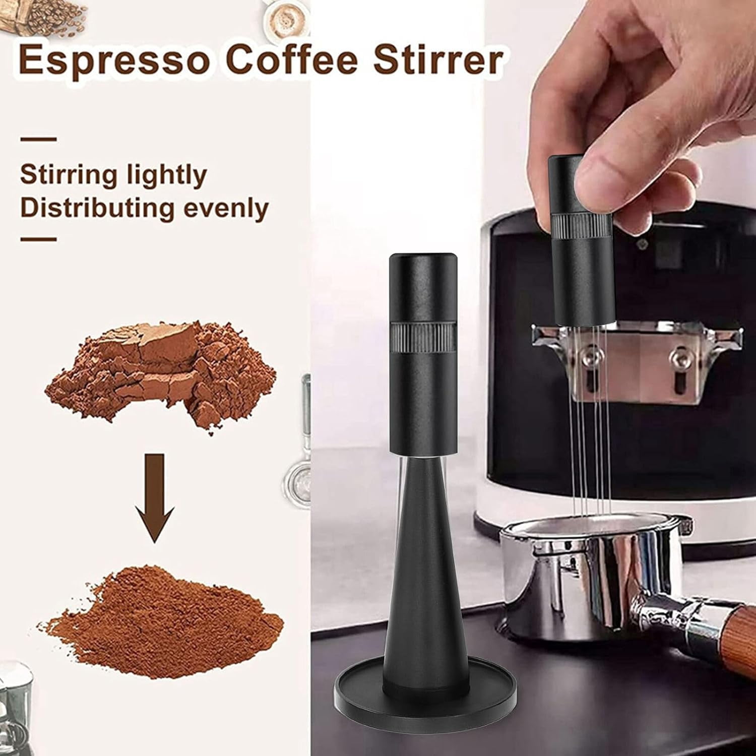 WDT Espresso Distribution Tool, Espresso Stirrer Tools for Barista, 0 ...