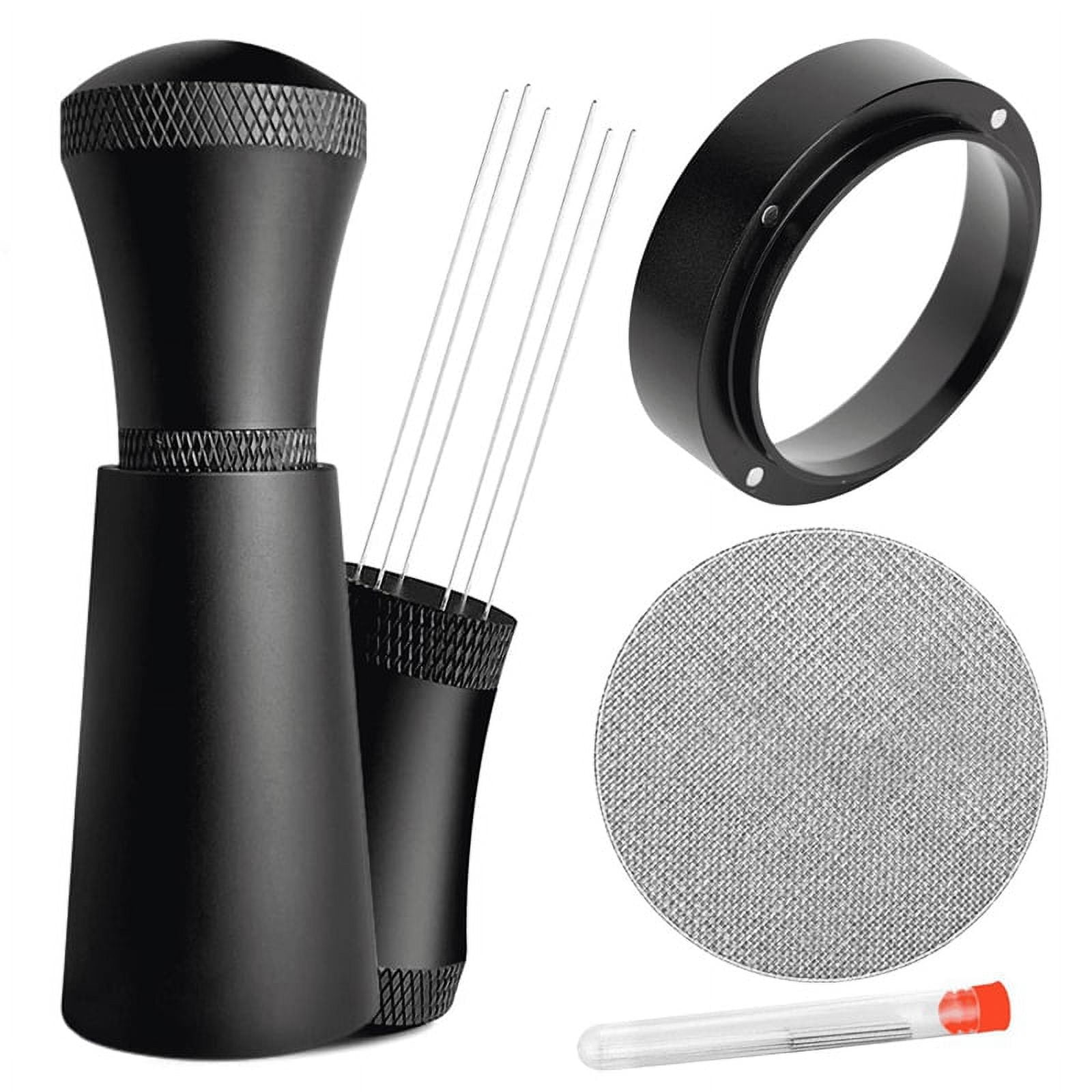 WDT Tools Espresso Puck Screen - 54mm Dosing Funnel & Stainless Steel Needles Coffee Stirrer ...