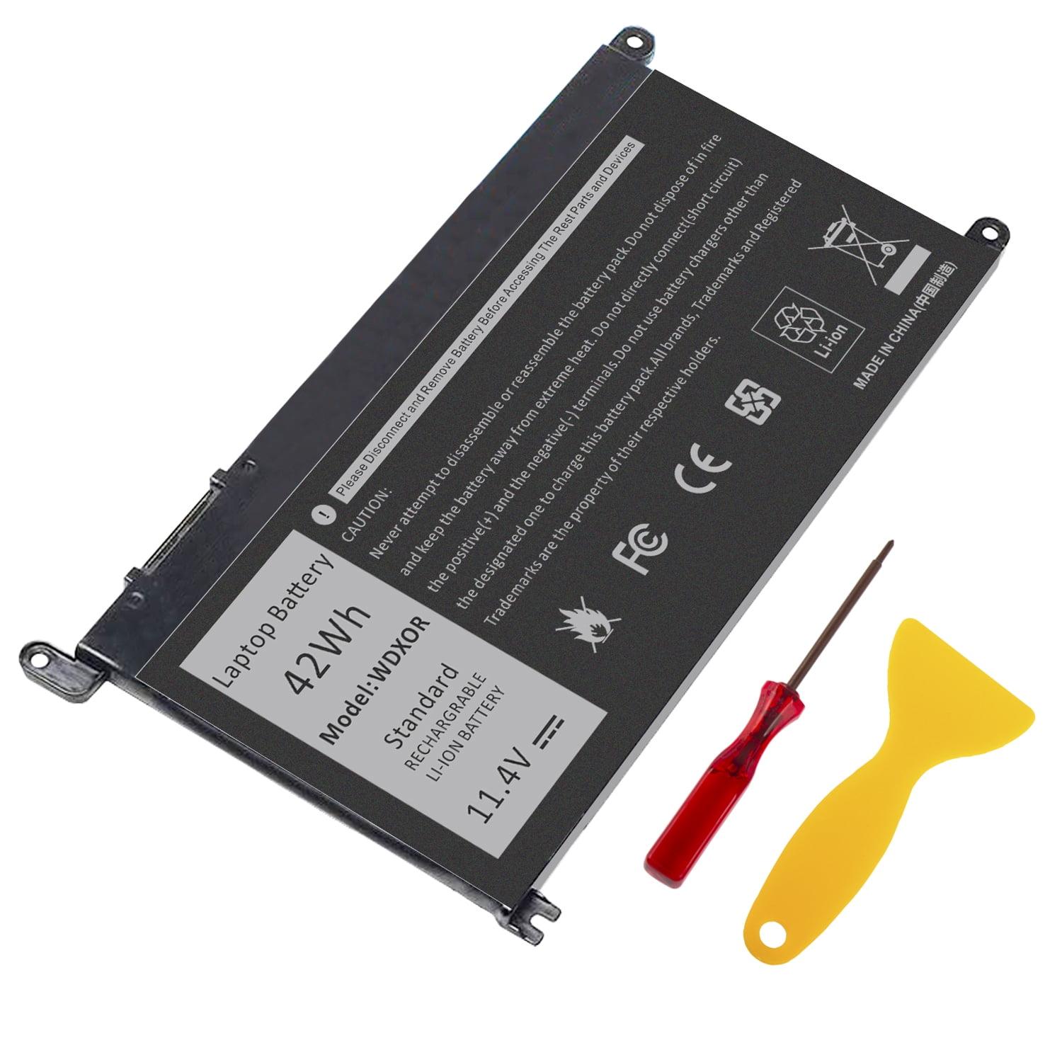 WDX0R 42Wh Battery For Laptop Computer DELL Inspiron 15 5568 / 13 7368 ...