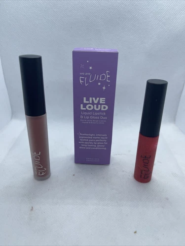 WE ARE FLUIDE LIVE LOUD LIQUID LIPSTICKS & LIP GLOSS DUOâ€¢0.09 FL OZ ...