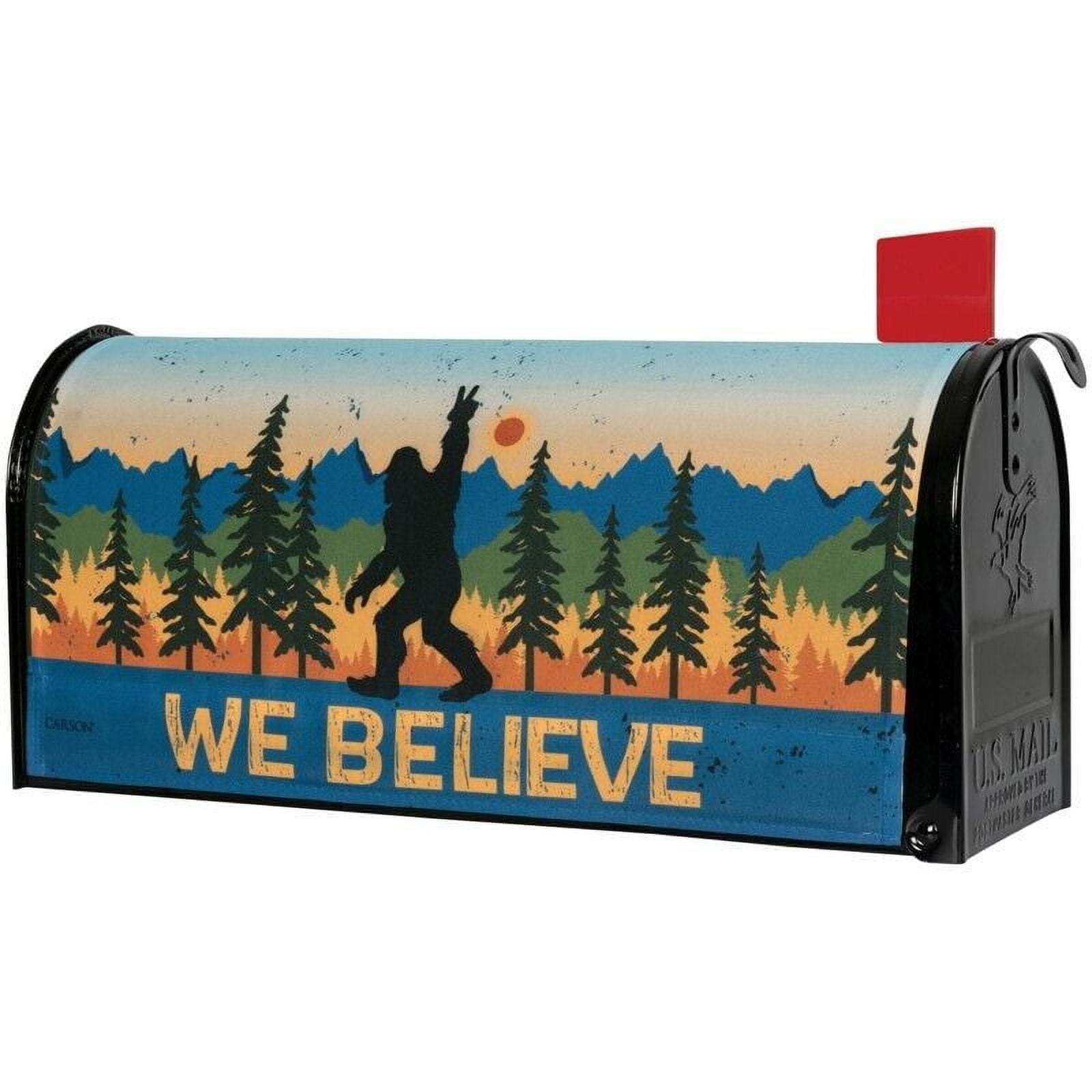 WE BELIEVE Bigfoot Sasquatch Magnetic Mailbox Cover, by Carson ...