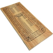 Classic Games Collection 4-Track Continuous Cribbage Board - Walmart.com