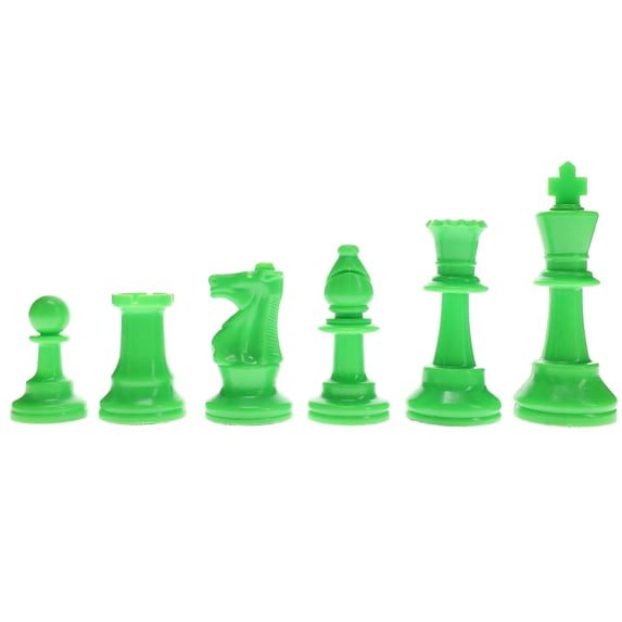 WE Games Color Bright Chess Pieces Half Set - Includes 17 Pieces in ...